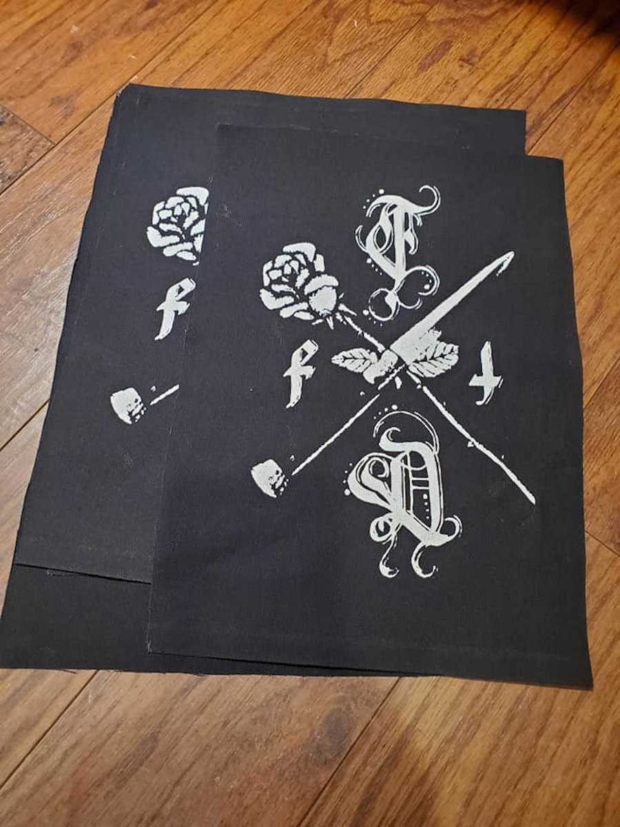 Tears for the Dying back patch (large) | Tears for the Dying