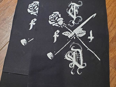 Tears for the Dying back patch (large) | Tears for the Dying