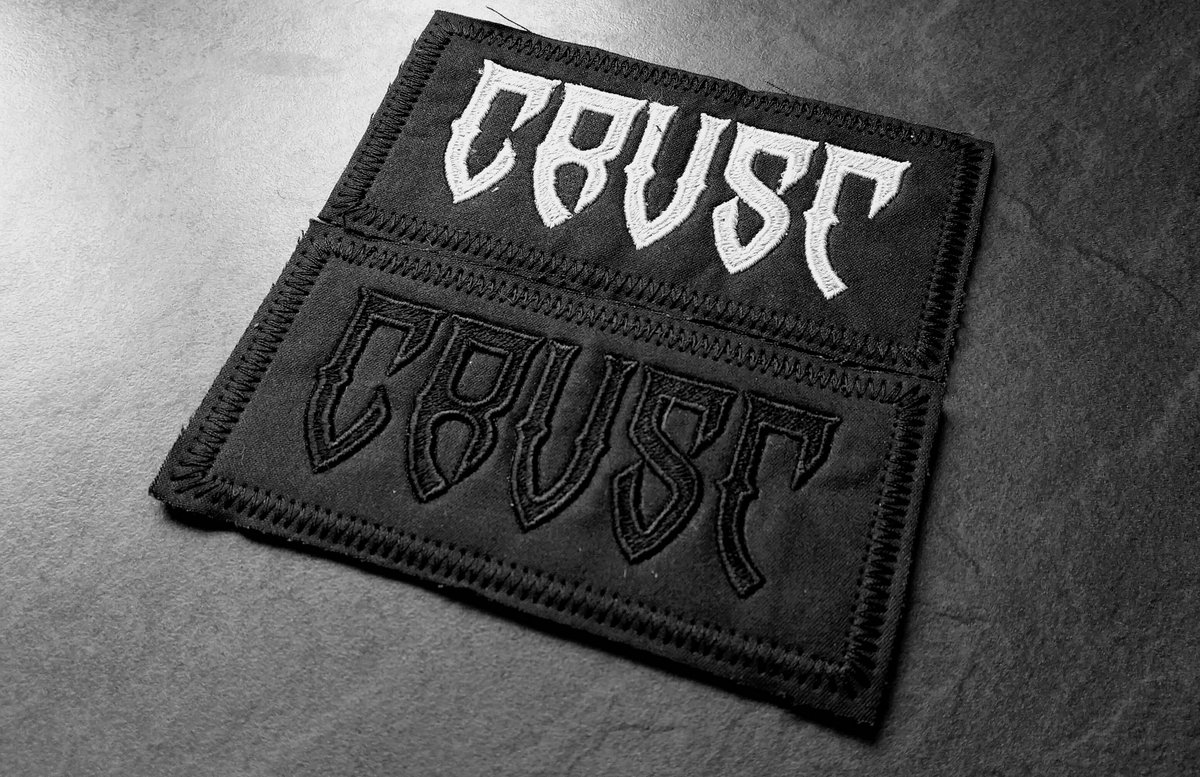 Crust logo Embroidered Patch | Deviated Instinct