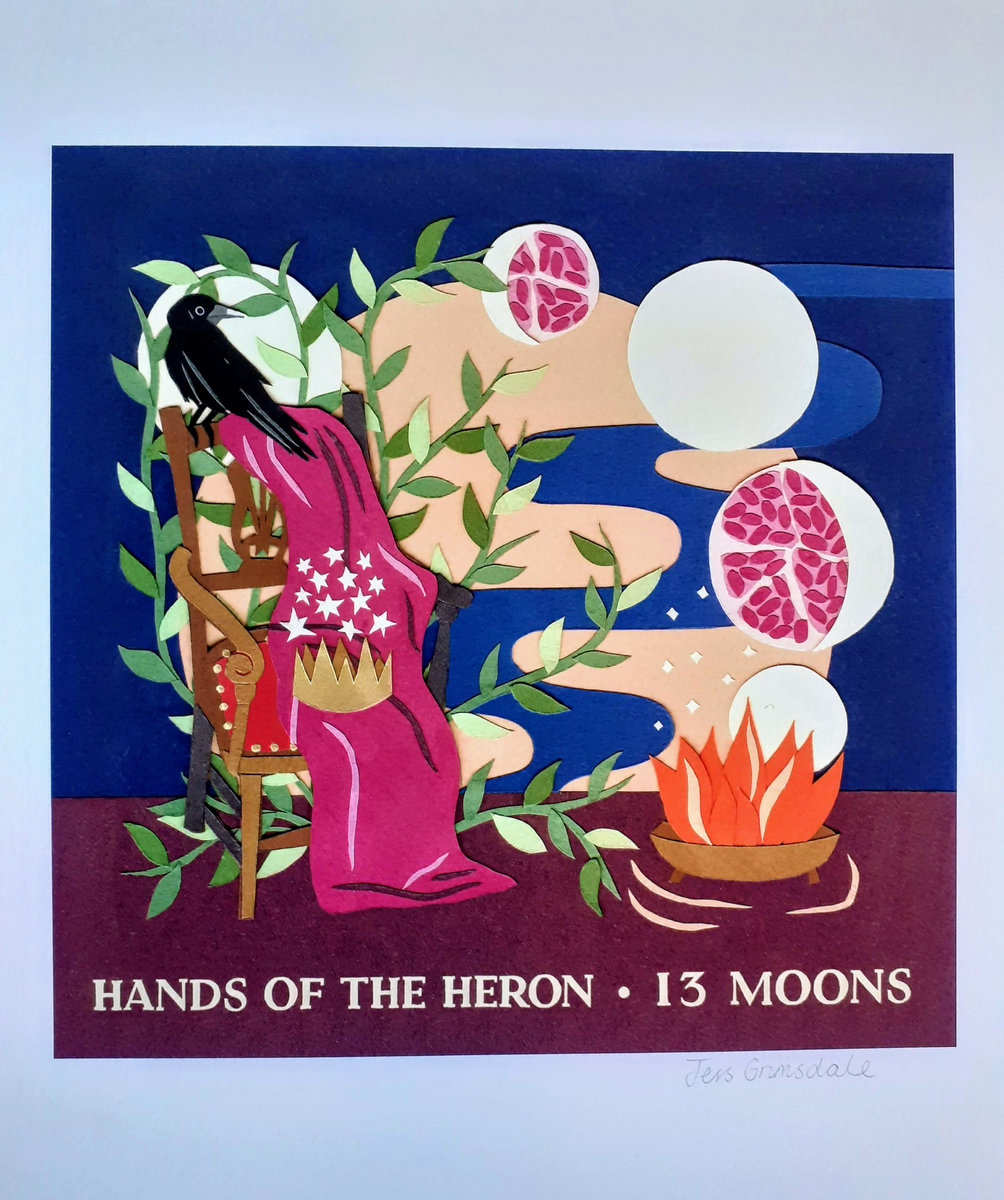 13 Moons artwork print (A3) | Cuculi Records