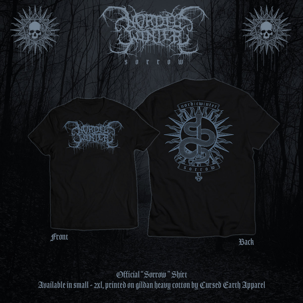 Nordicwinter - "Sorrow" Shirt | Hypnotic Dirge Records
