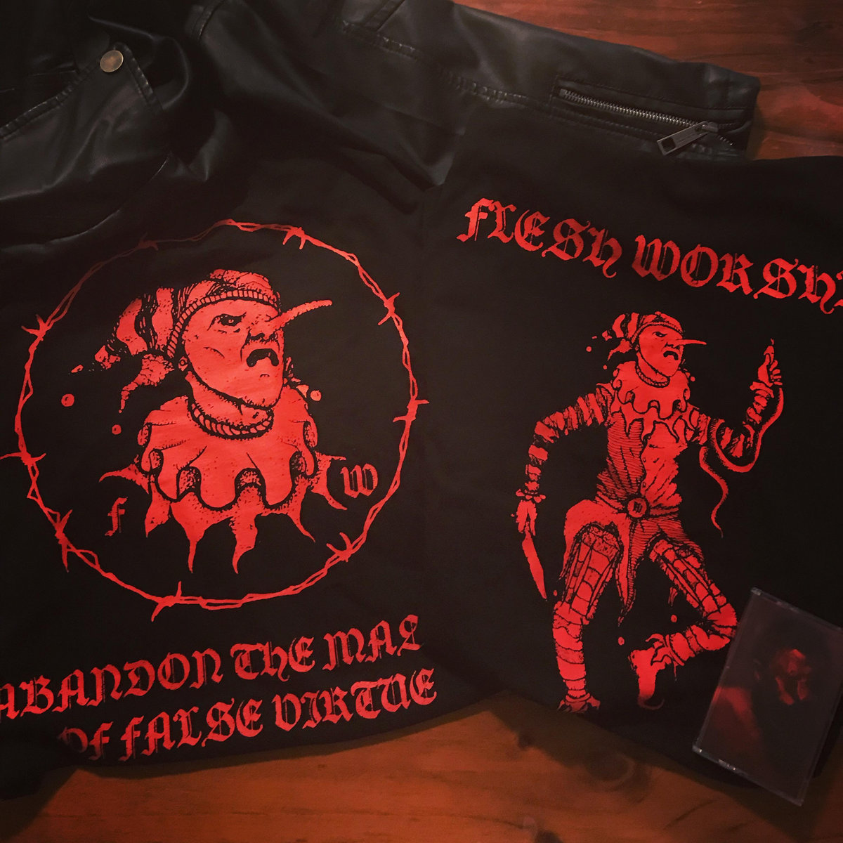 Masked Carnality - Jester Tee | Flesh Worship