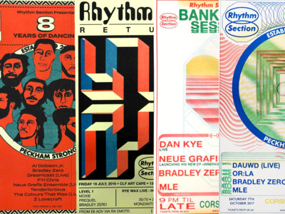 Rhythm Section A3 Risograph Quadruple Bonus Pack | Rhythm Section ...