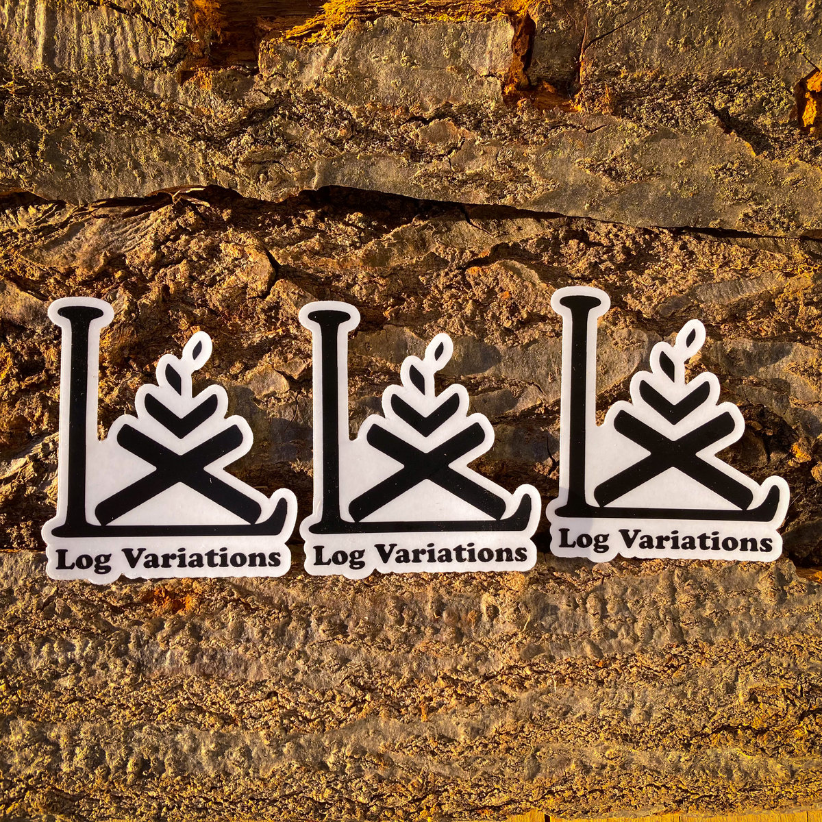 Log Variations: Clear-backed Logo Sticker | Log Variations