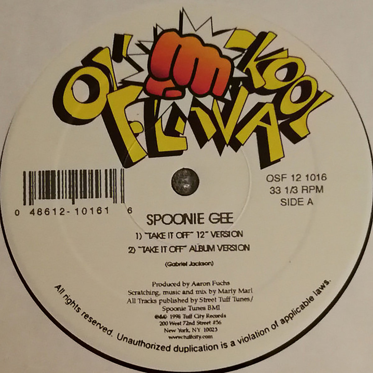 Godfather of Hip Hop | Spoonie Gee | Tuff City Records