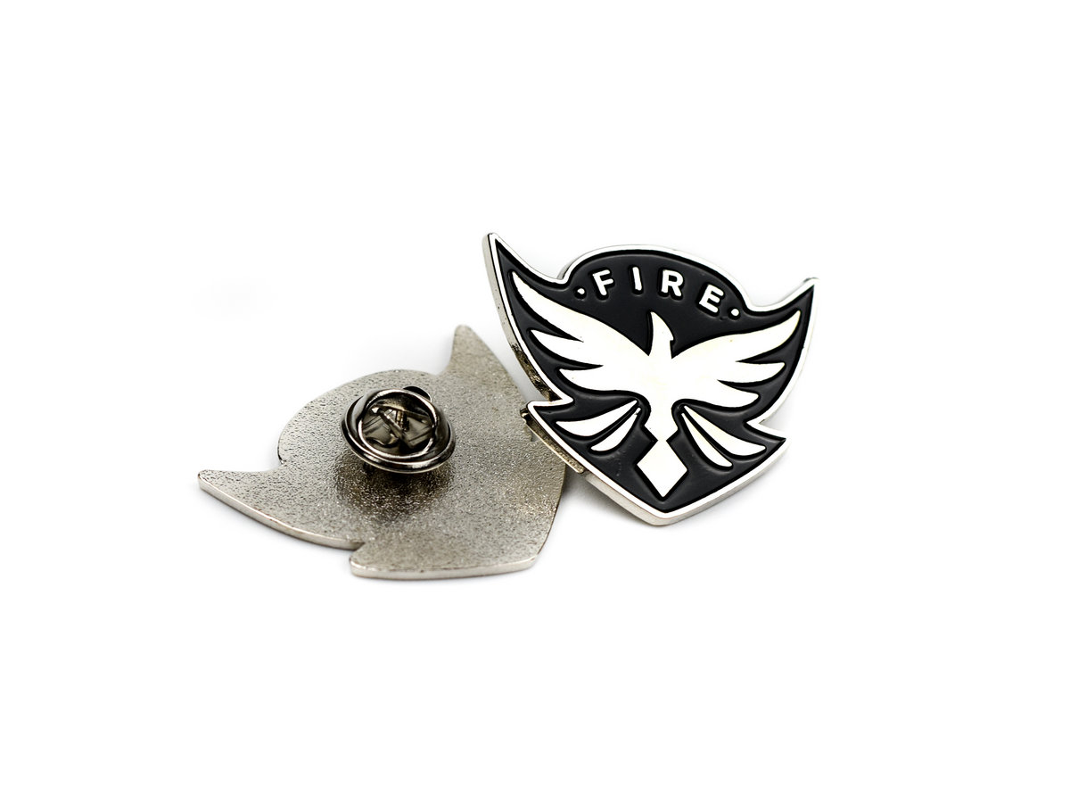 Fire Records 'Phoenix' Enamel Pin | Fire Records