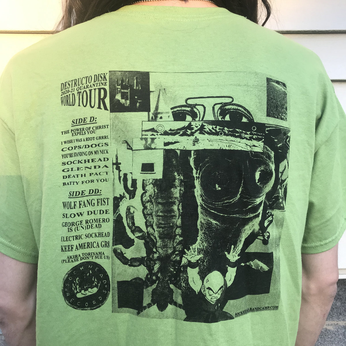 Destructo Disk - "Punk Rock/Can't Skate Test Pressing Shirt" | Sockhead ...