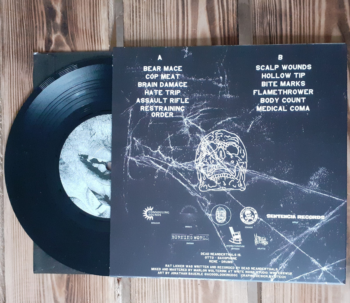 Rat Licker 7"EP | DEAD NEANDERTHALS | EveryDayHate