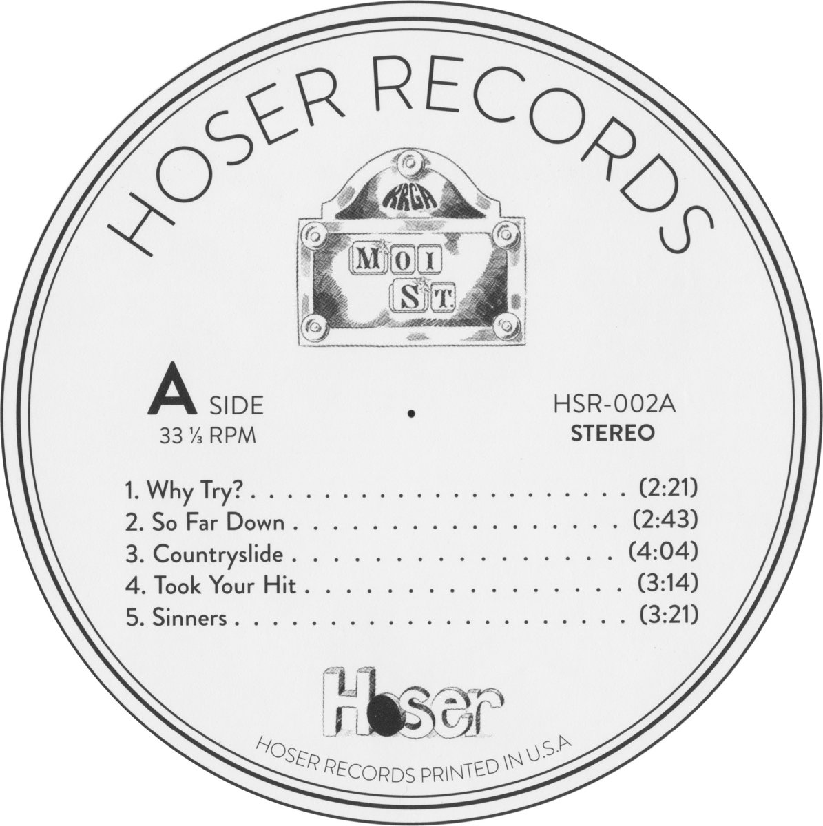 KRGA – Moi St. (Hoser Records) – Midnight To Six