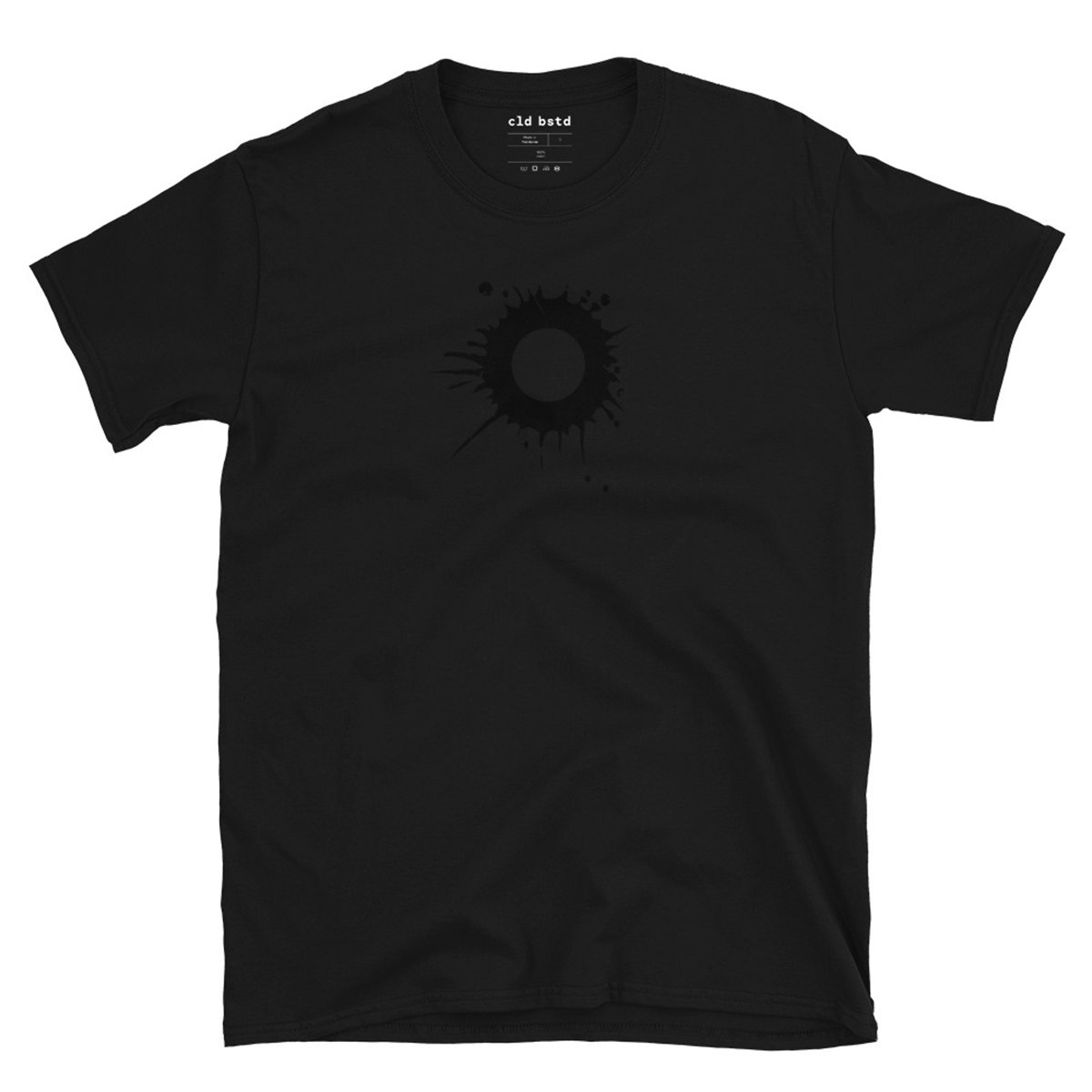 Cold Busted Short-Sleeve Unisex T-Shirt Black on Black | Cold Busted