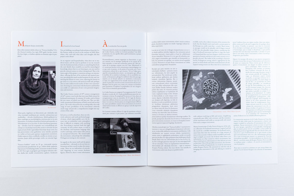 CODEX FAENZA | Ilze Bertrand | Jersika Records