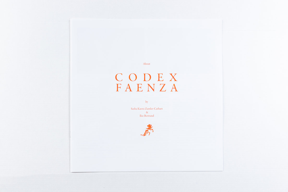 CODEX FAENZA | Ilze Bertrand | Jersika Records