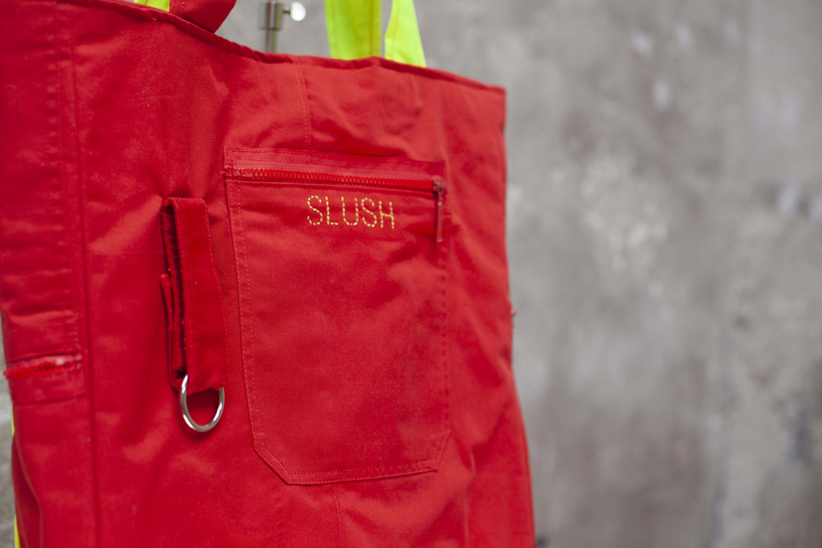 NAFF x SLUSH Bag - Red & Yellow | naff recordings