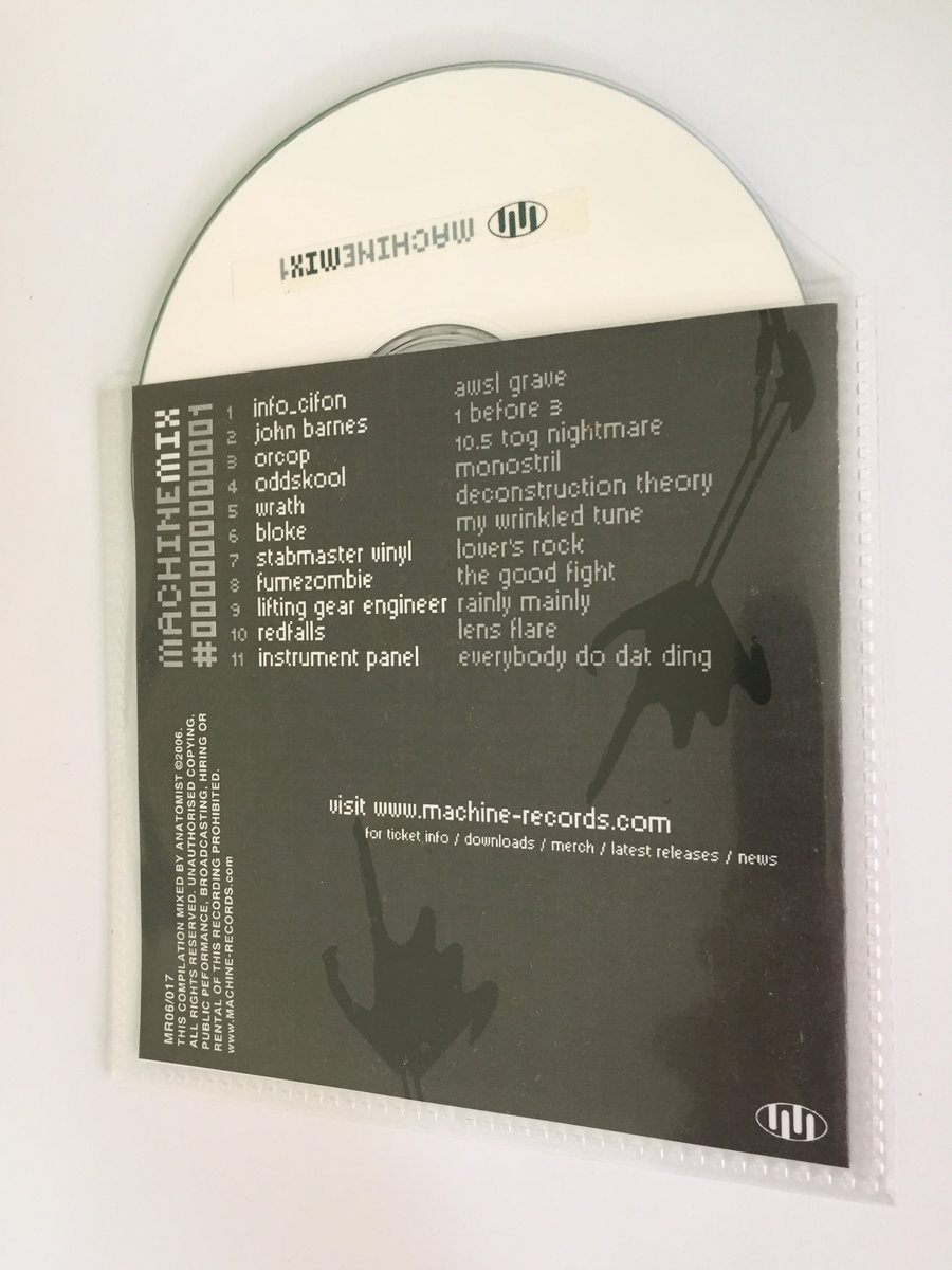 Machine Mix 1 (mixed by Anatomist) | Machine Records