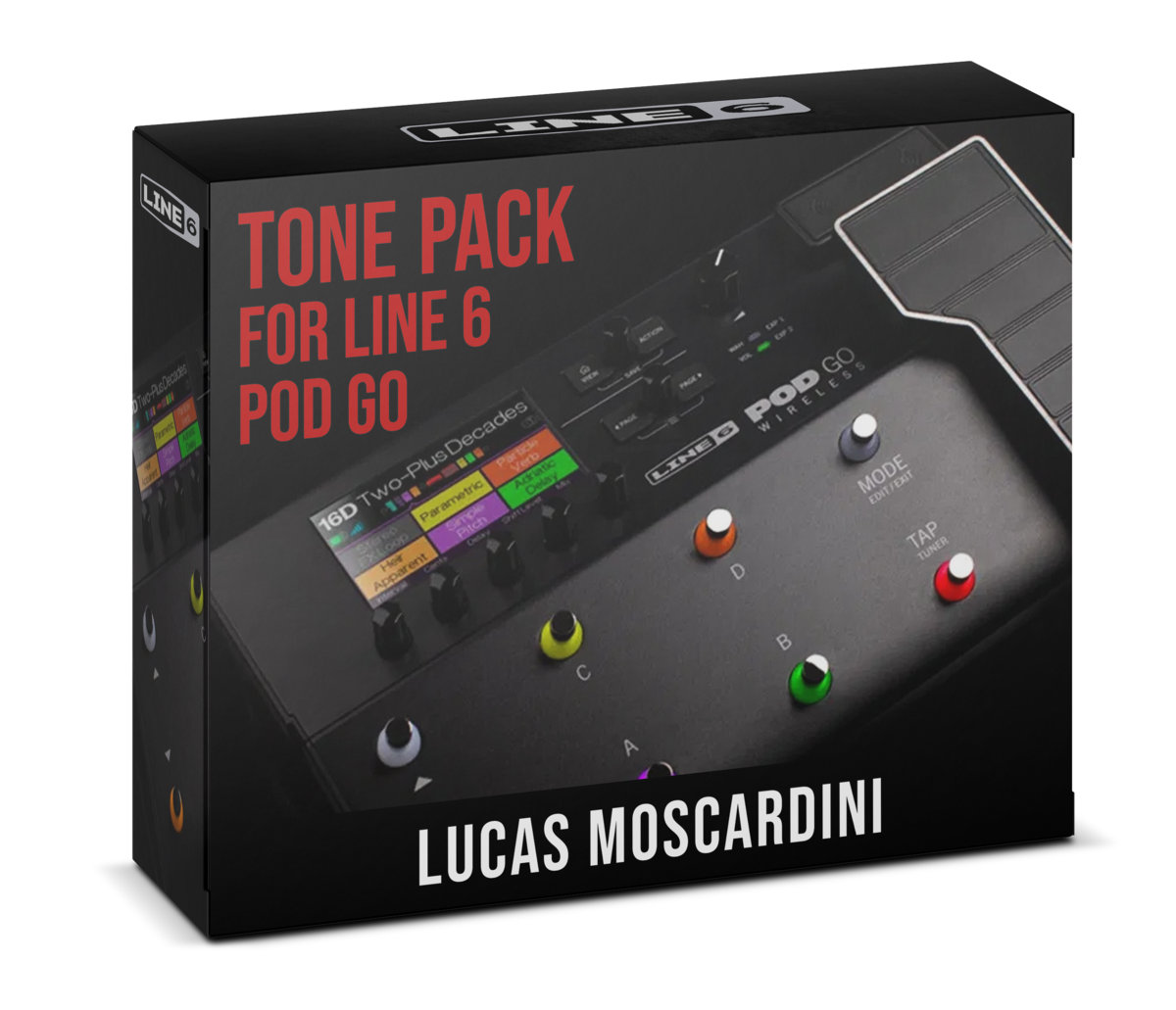 Line 6 POD GO | Tone Pack | Lucas Moscardini