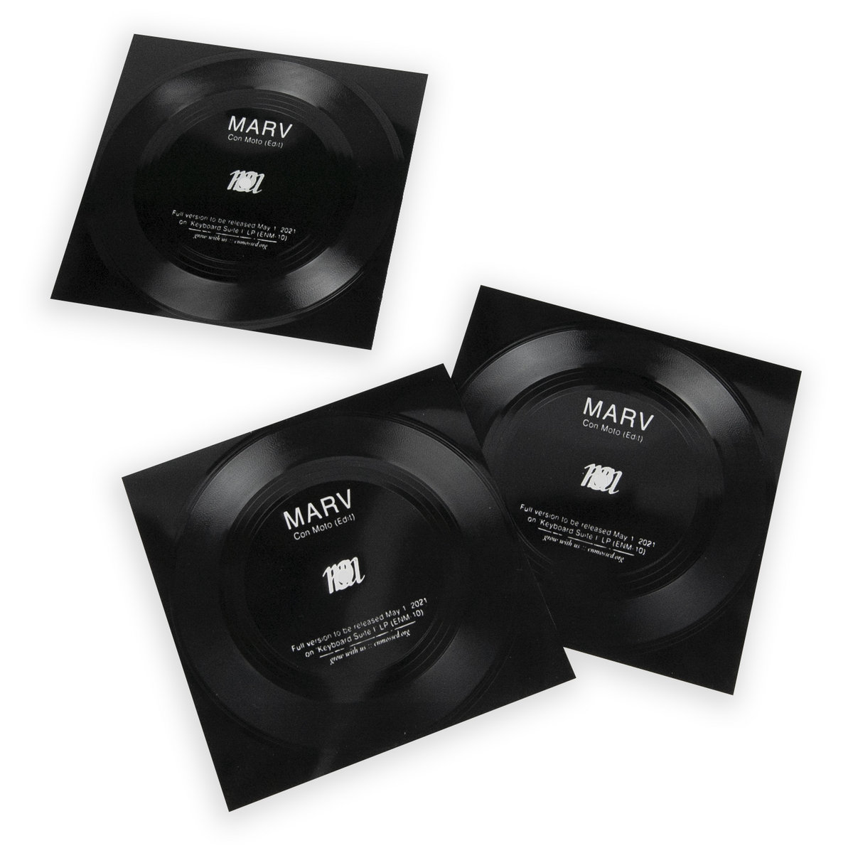 MARV "Con Moto (Edit)" limited edition square flexi vinyl | enmossed