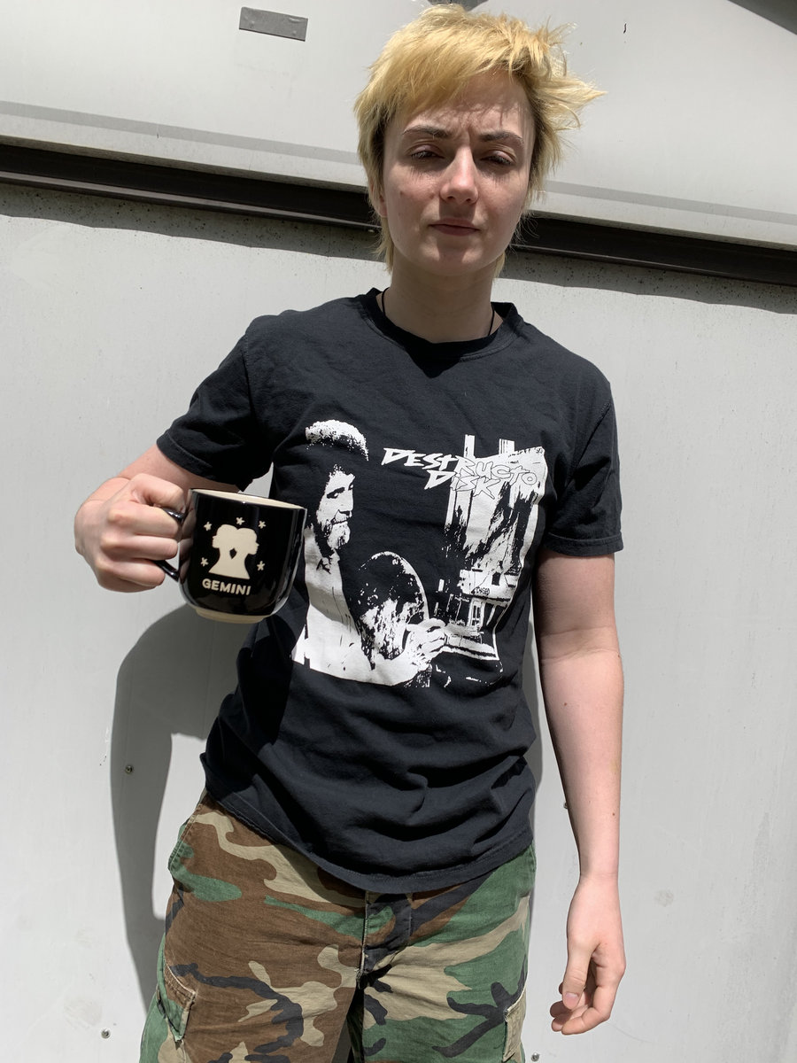 Destructo Disk - "Bob Ross 2.0 shirt" (Black) | Sockhead Records