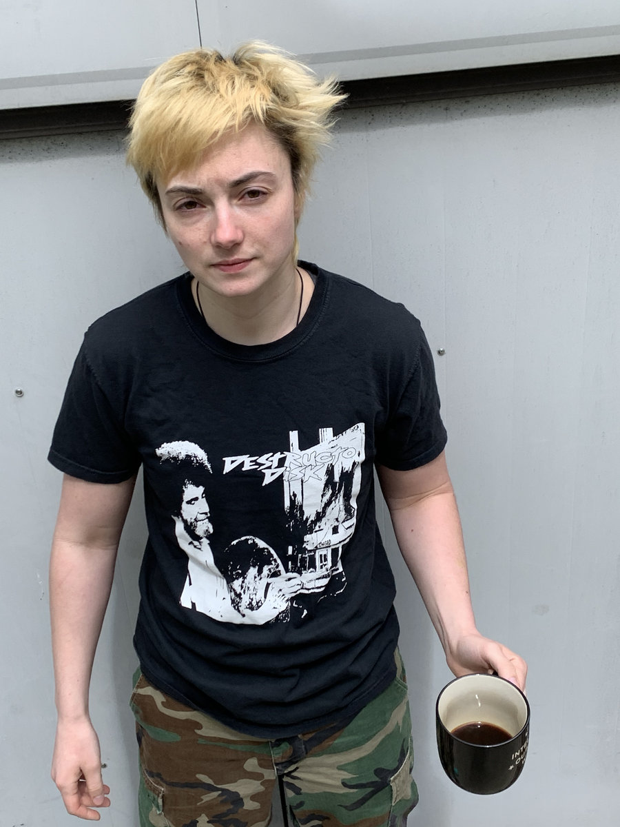 Destructo Disk - "Bob Ross 2.0 shirt" (Black) | Sockhead Records