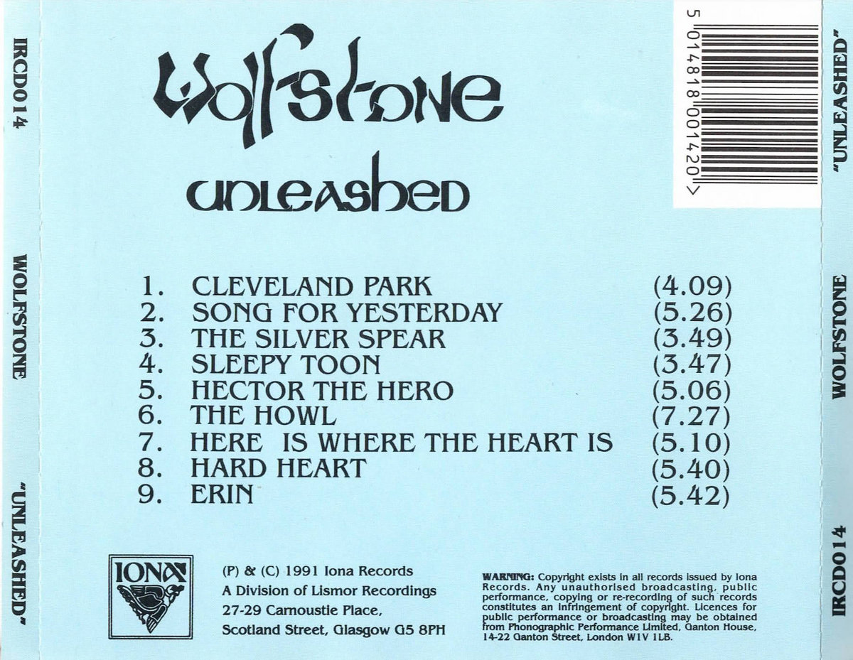 Unleashed - (1991/06/01) Full Album | WOLFSTONE | Guy SEGERS