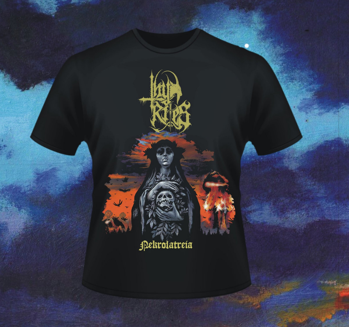 "Nekrolatreia" Official shirt | THY RITES