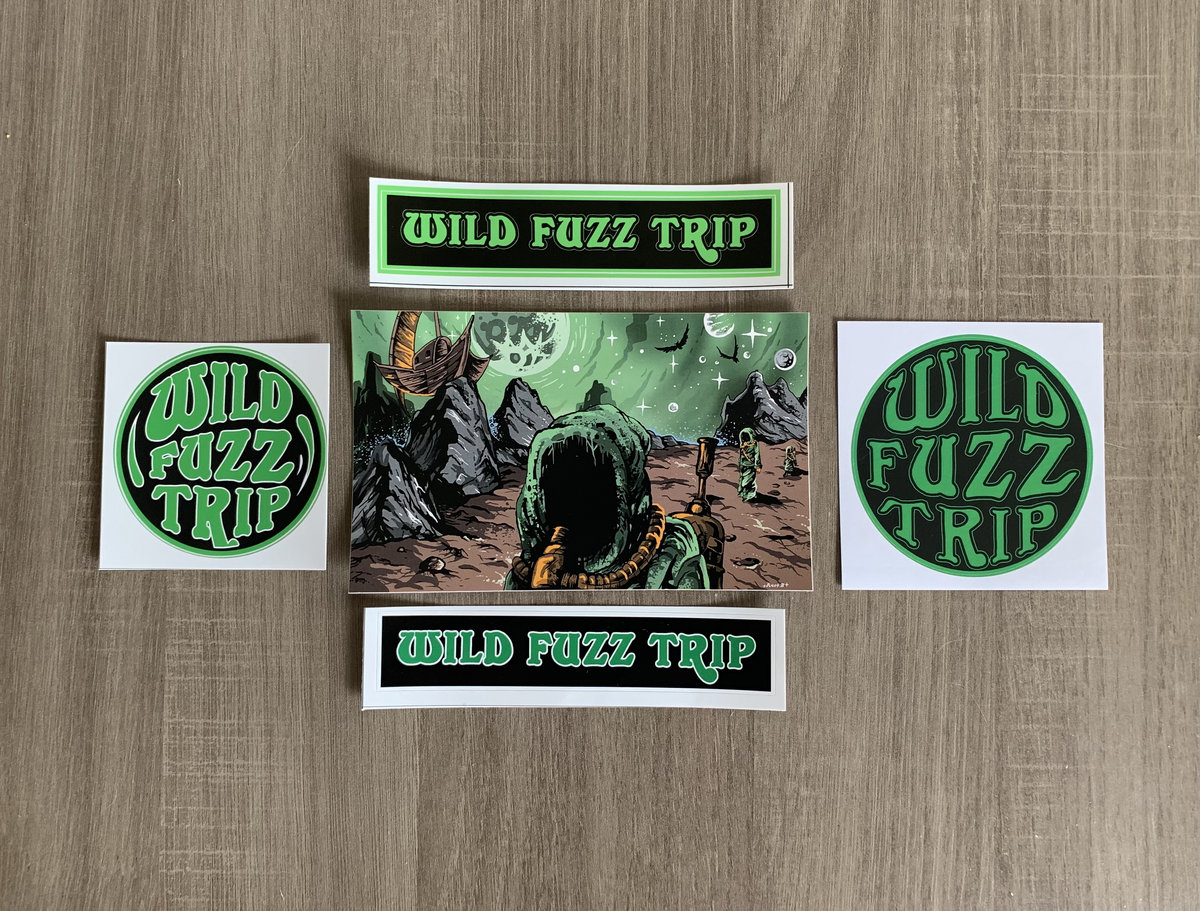 Distant Planets 2X Limited edition Posters + Stickers | Wild Fuzz Trip