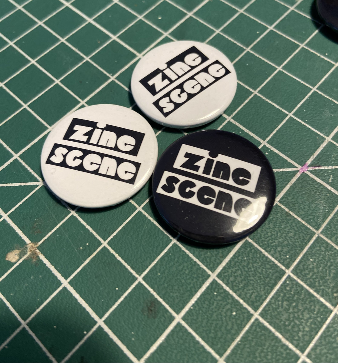 Zine Scene Pin Badge | Surface Noise Zine