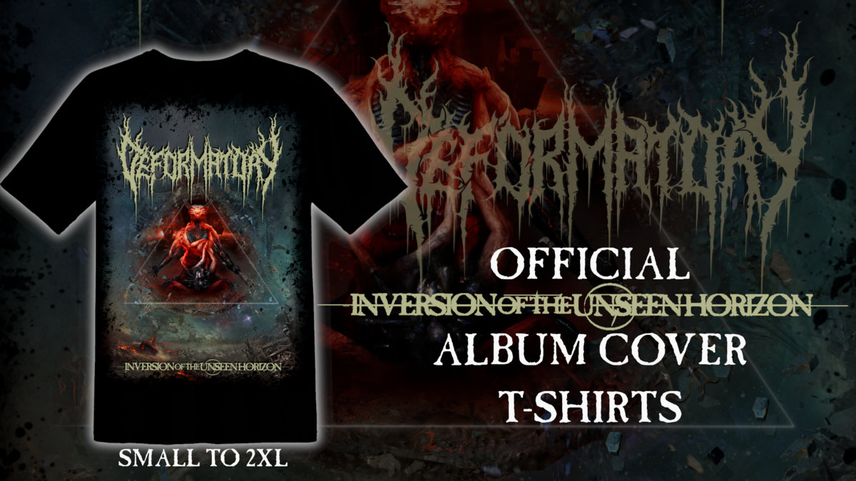 Official Inversion of the Unseen Horizon T-Shirt (Black) ╫ | 𝙳𝙴𝙵𝙾𝚁𝙼𝙰𝚃𝙾𝚁𝚈