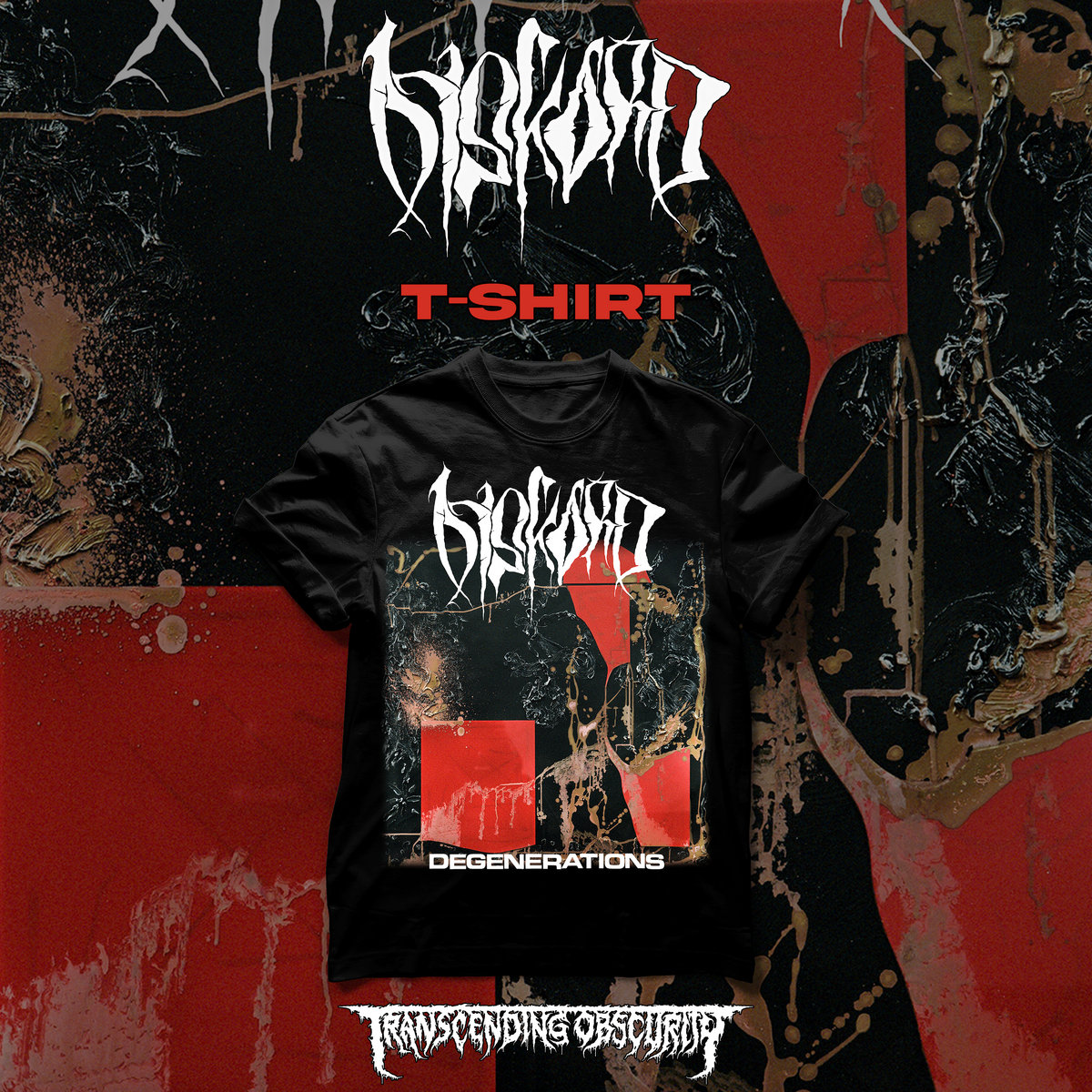 DISKORD - Degenerations Album Artwork T-shirt | Diskord