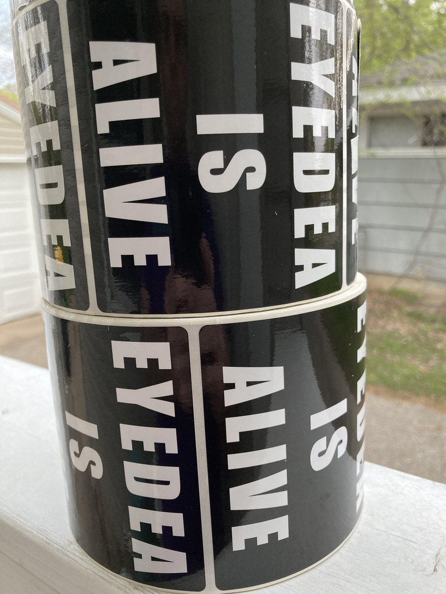 Eyedea is Alive [Black & White Sticker 10-Pack] | Micheal Larsen
