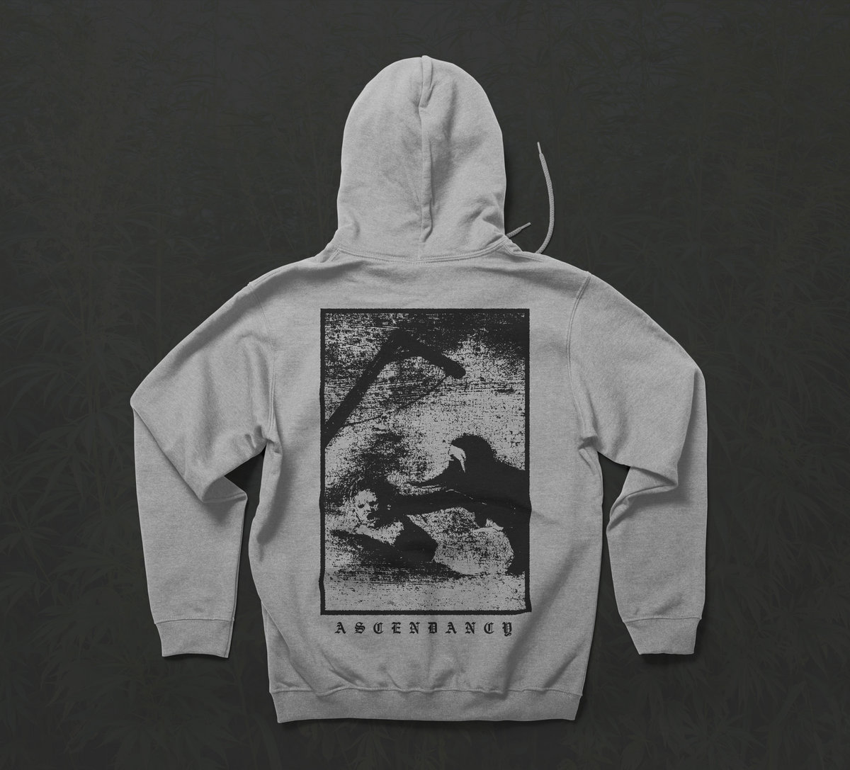'Ascendancy' Grey Hoodie | Resin Tomb