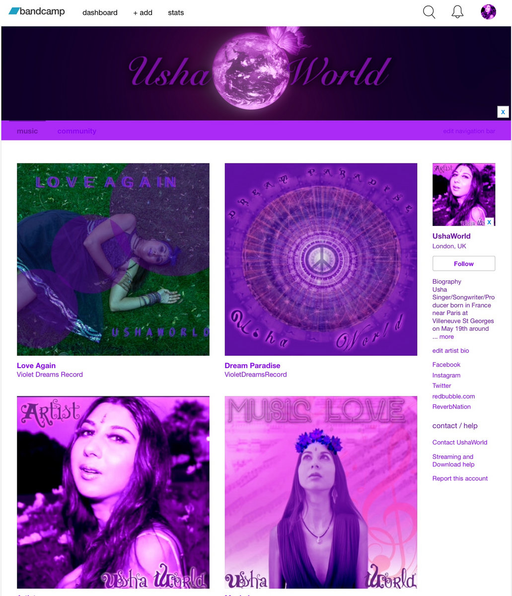 Peace With Yourself Live UshaWorld Violet Dreams Record UshaWorld peace-with-yourself-live-ushaworld-violet-dreams-record-ushaworld
