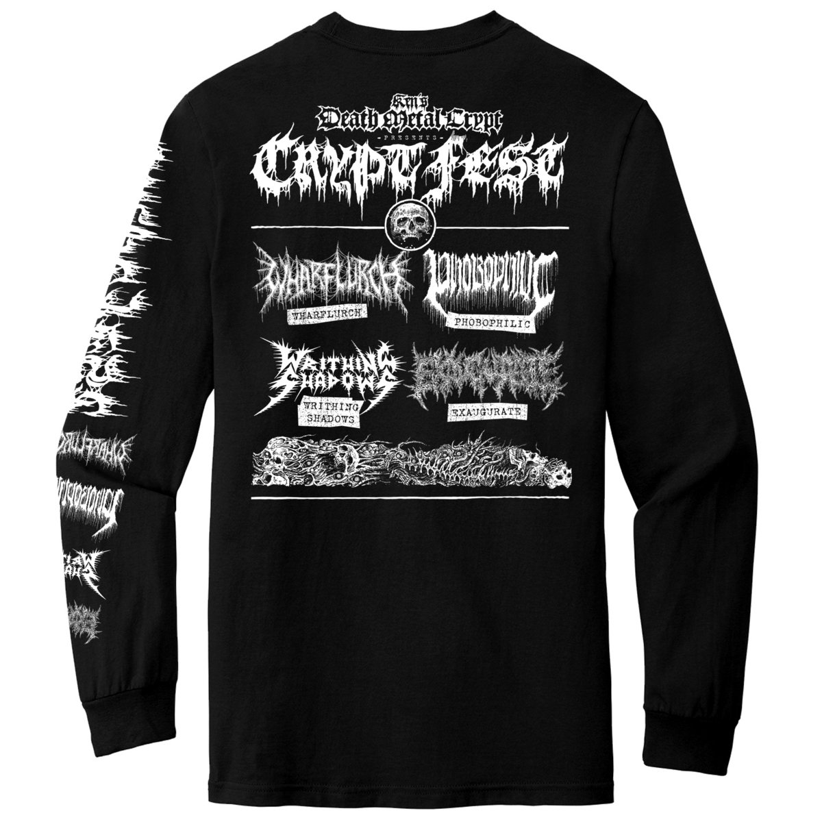 Crypt Fest Long Sleeve | Ken's Death Metal Crypt