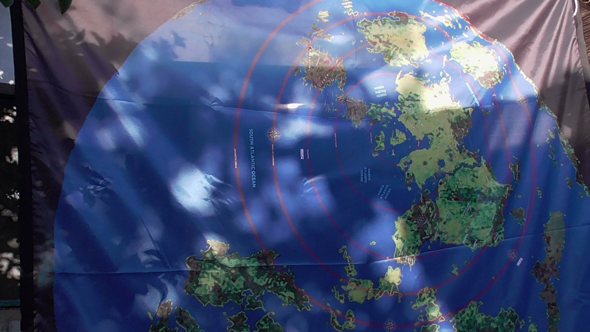 The World Map / Banner - Flag Fabric 2m x 2m | Mountaindub