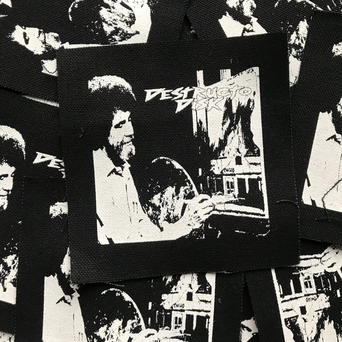 Destructo Disk "Bob Ross" patch | Sockhead Records