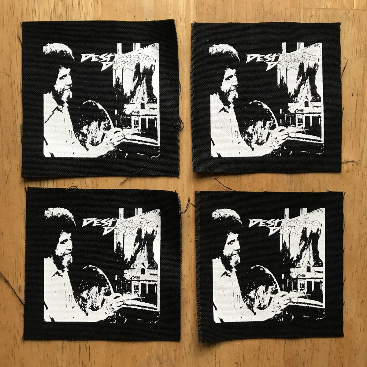 Destructo Disk "Bob Ross" patch | Sockhead Records