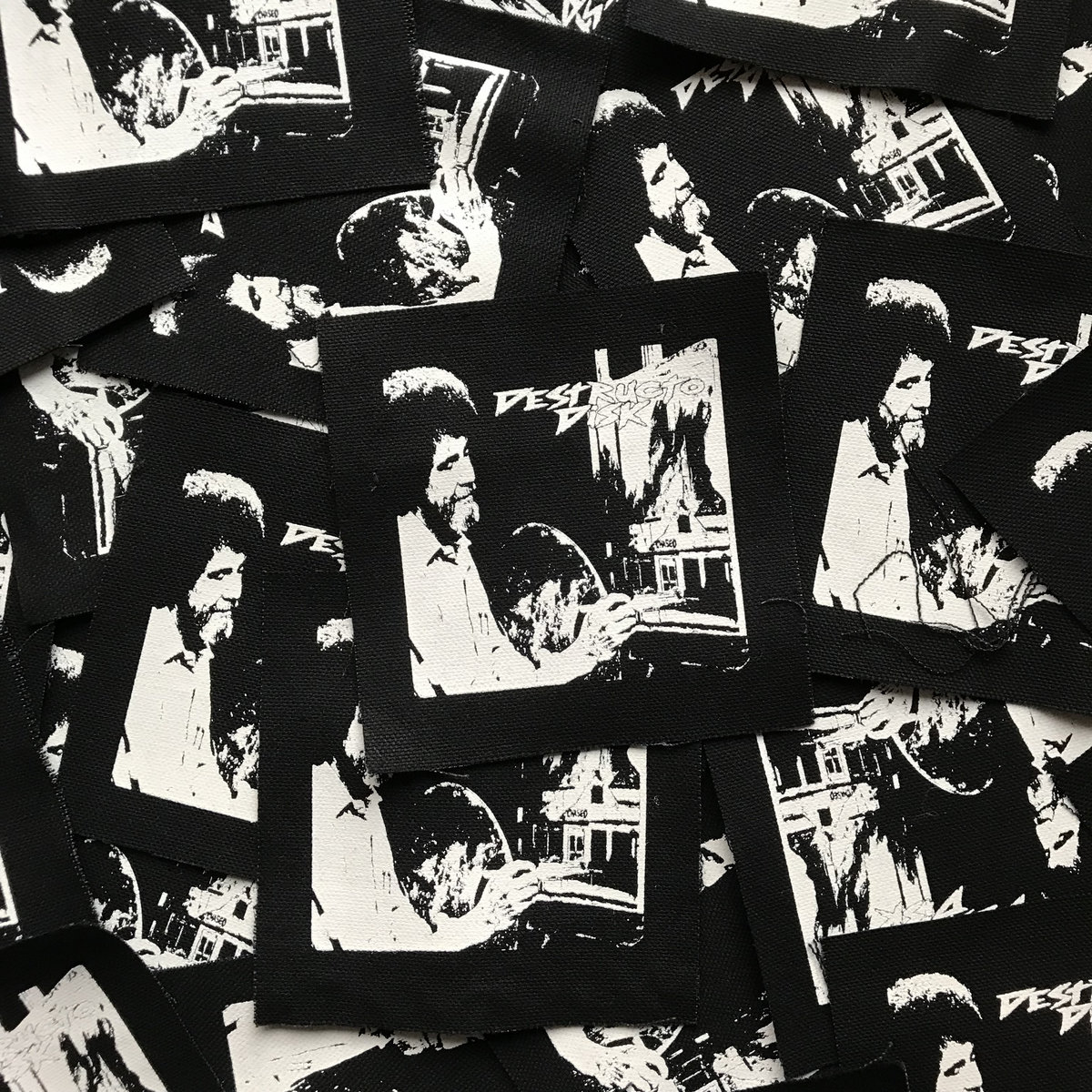 Destructo Disk "Bob Ross" patch | Sockhead Records