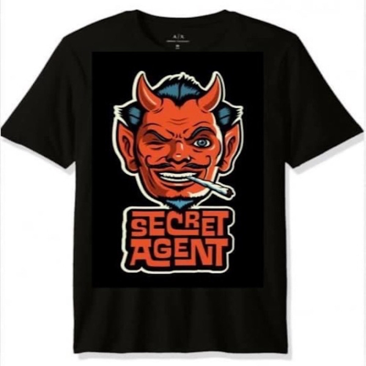 SECRET AGENT (Devil Smoking) (LIMITED EDITION) T-SHIRT | SECRET AGENT