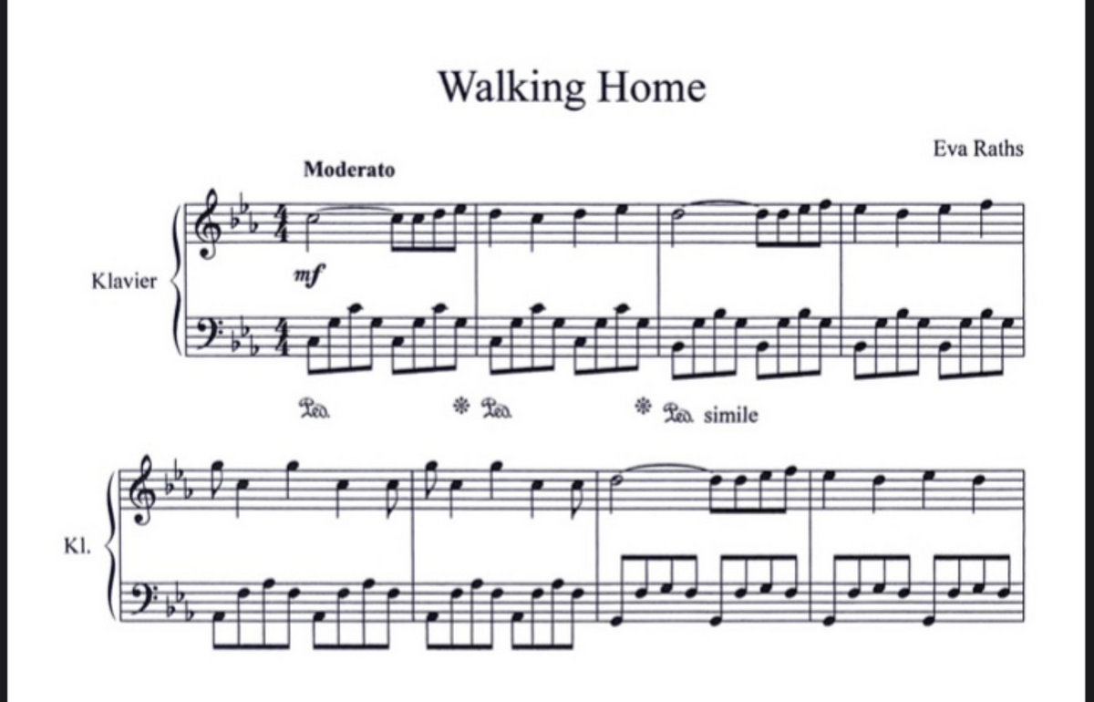 Walking Home - Sheet Music | Eva Raths
