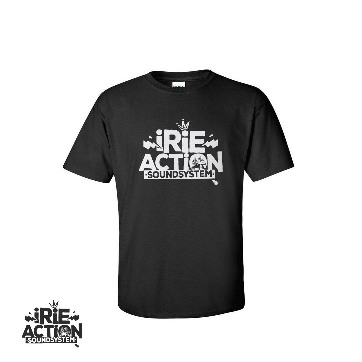 Black T-shirt - Irie Action Logo | Irie Action Sound System