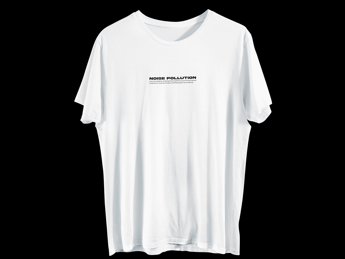 Noise Pollution T-shirt (white edition) | Noise Pollution Recordings