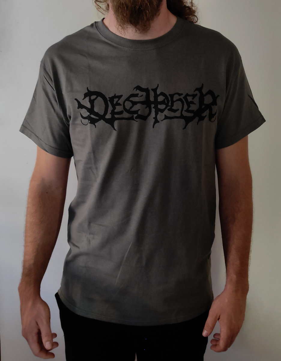 "Decipher" Logo T-shirt Charcoal Grey | DECIPHER