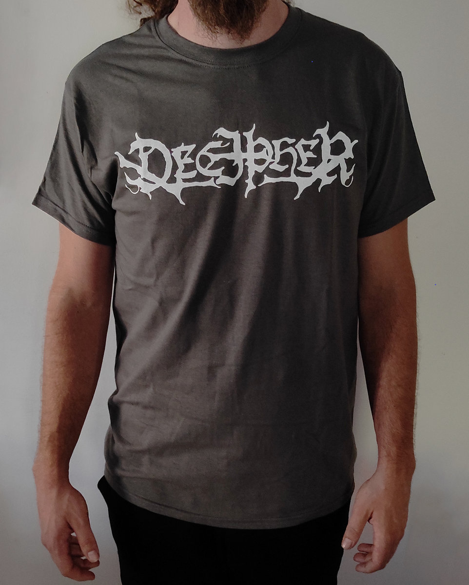 "Decipher" Logo T-shirt Charcoal Grey | DECIPHER