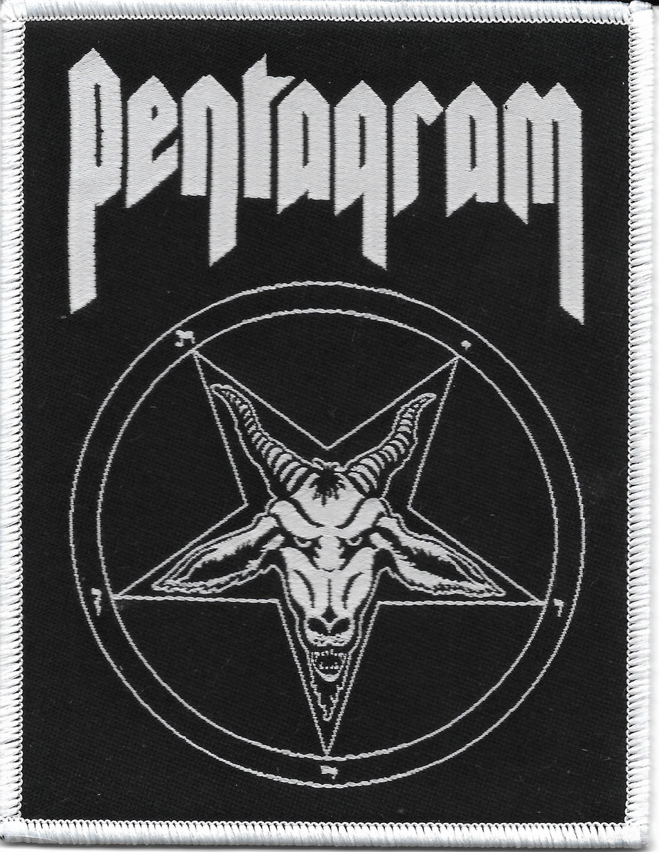 PENTAGRAM-RELENTLESS-WOVEN PATCH | THRASH CORNER RECORDS