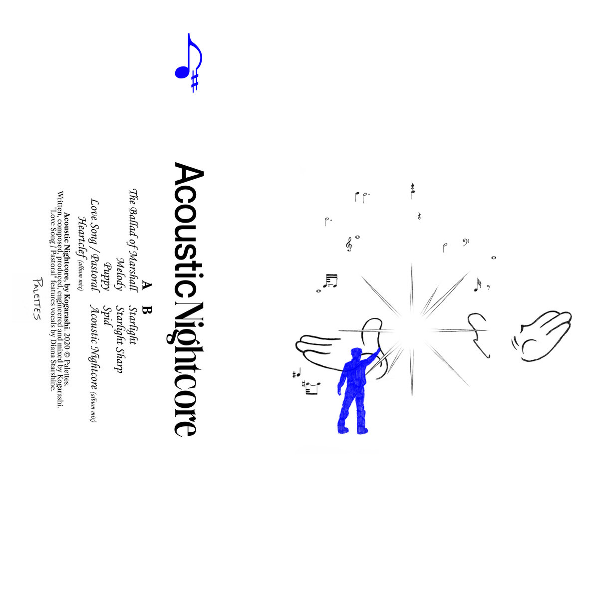 Acoustic Nightcore (album mix) | Kogarashi | Palettes