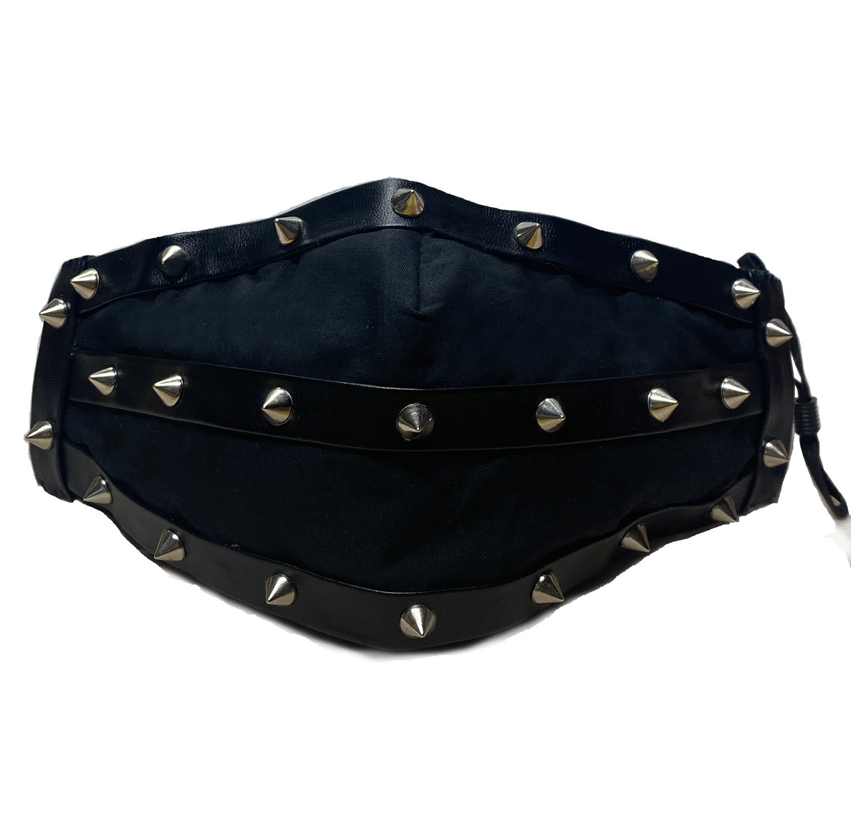Punk Spike Mask - 3 rows with side spikes | Psychic Eye