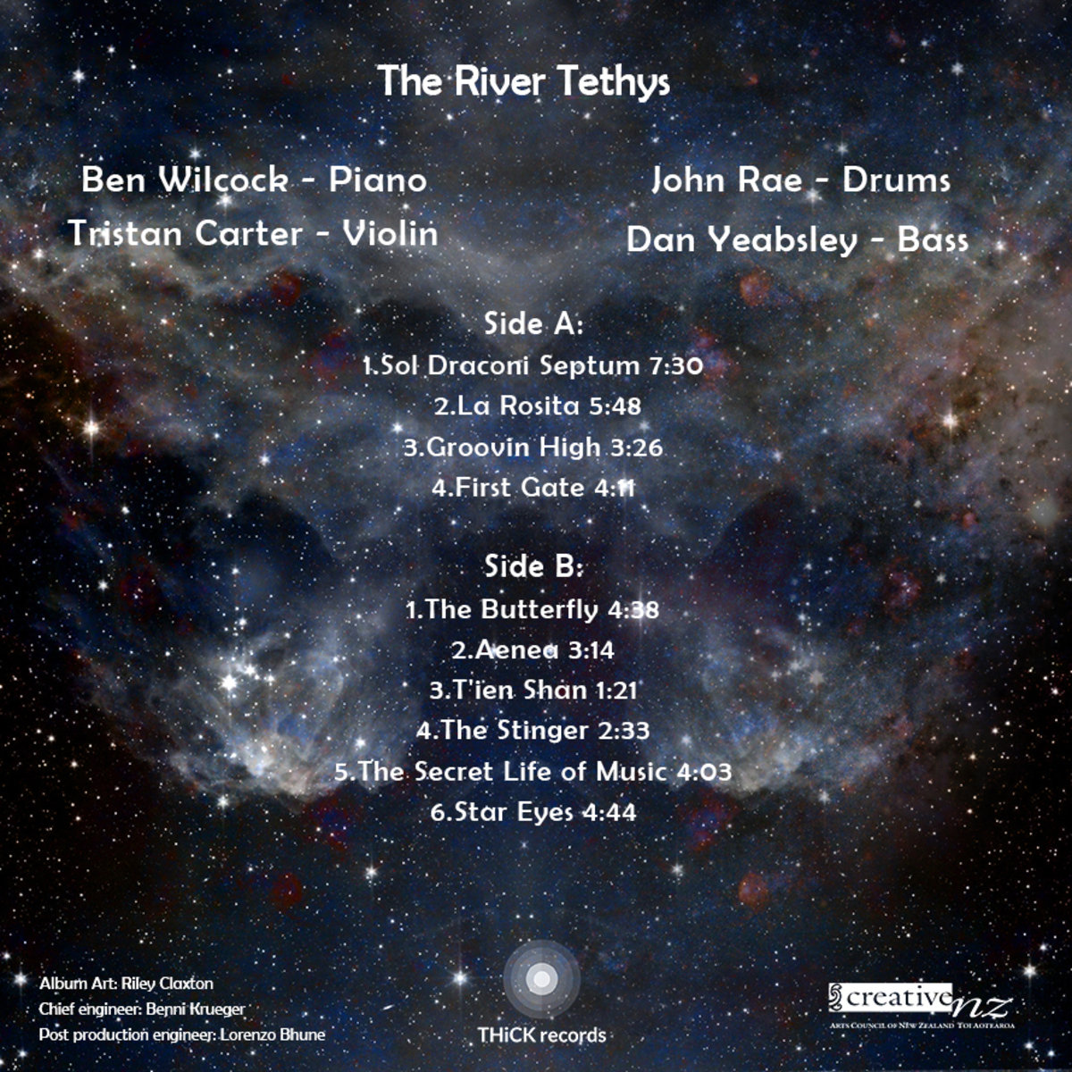 The River Tethys | Ben Wilcock | THICK Records NZ