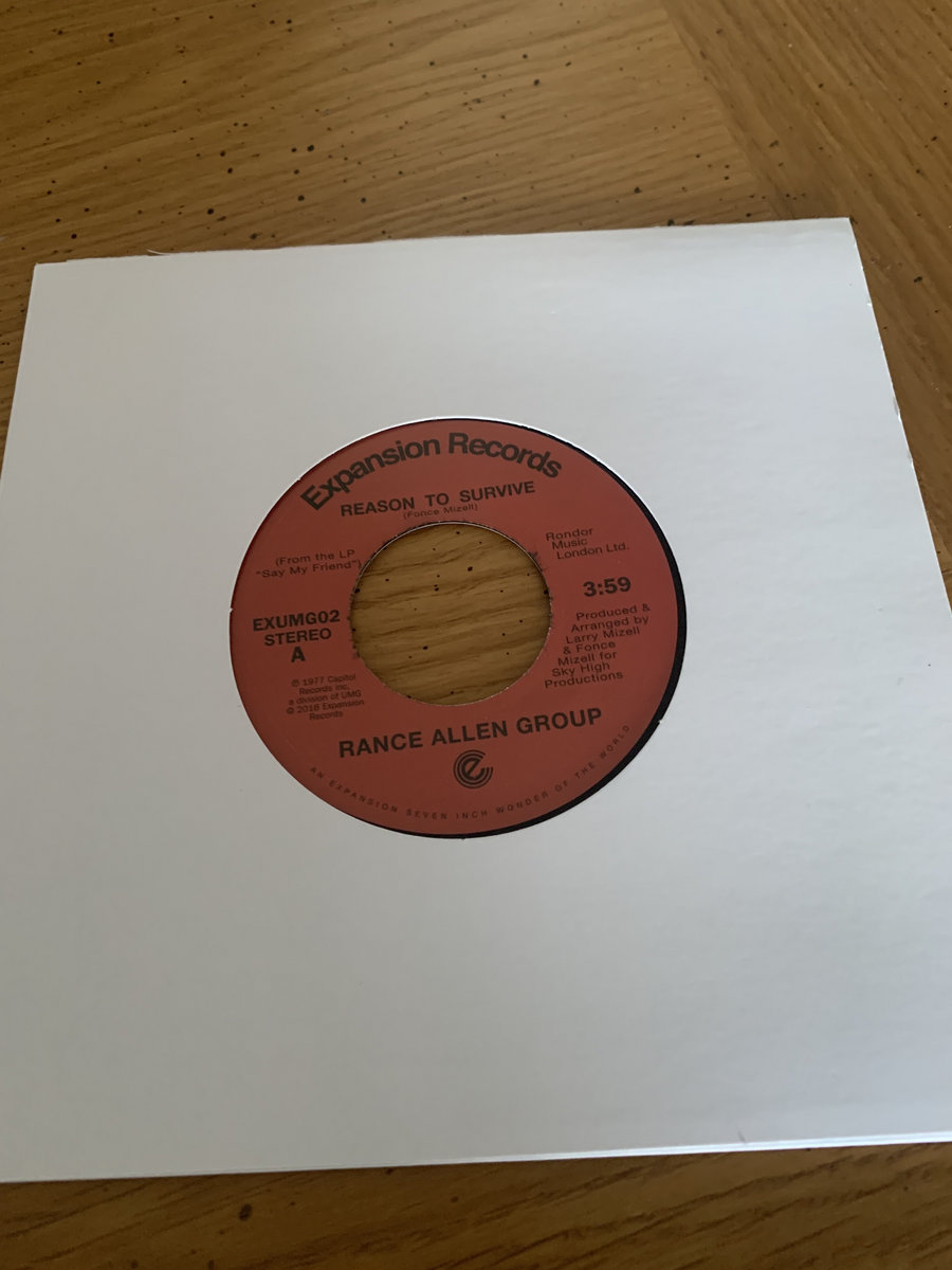 Rance Allen Group "Reason To Survive" | Expansion 7" Singles