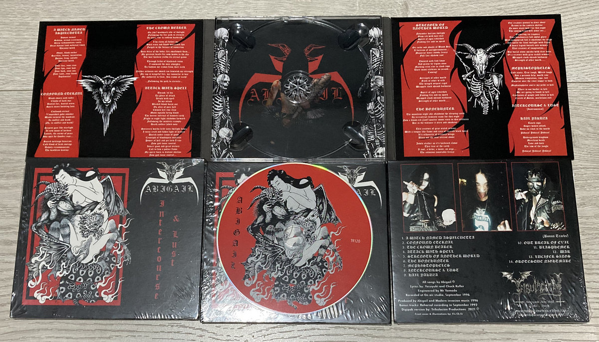 ABIGAIL "Intercourse & Lust" Digipak | Tribulacion Productions - Underground Necro Metal Label