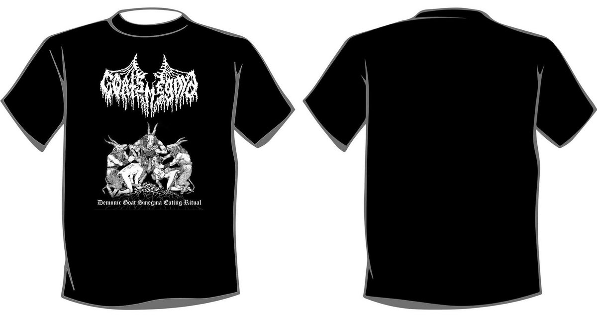 "Demonic Goat Smegma Eating Ritual" T-Shirt | Goatsmegma