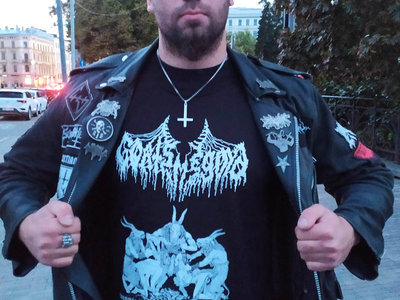 "Demonic Goat Smegma Eating Ritual" T-Shirt | Goatsmegma